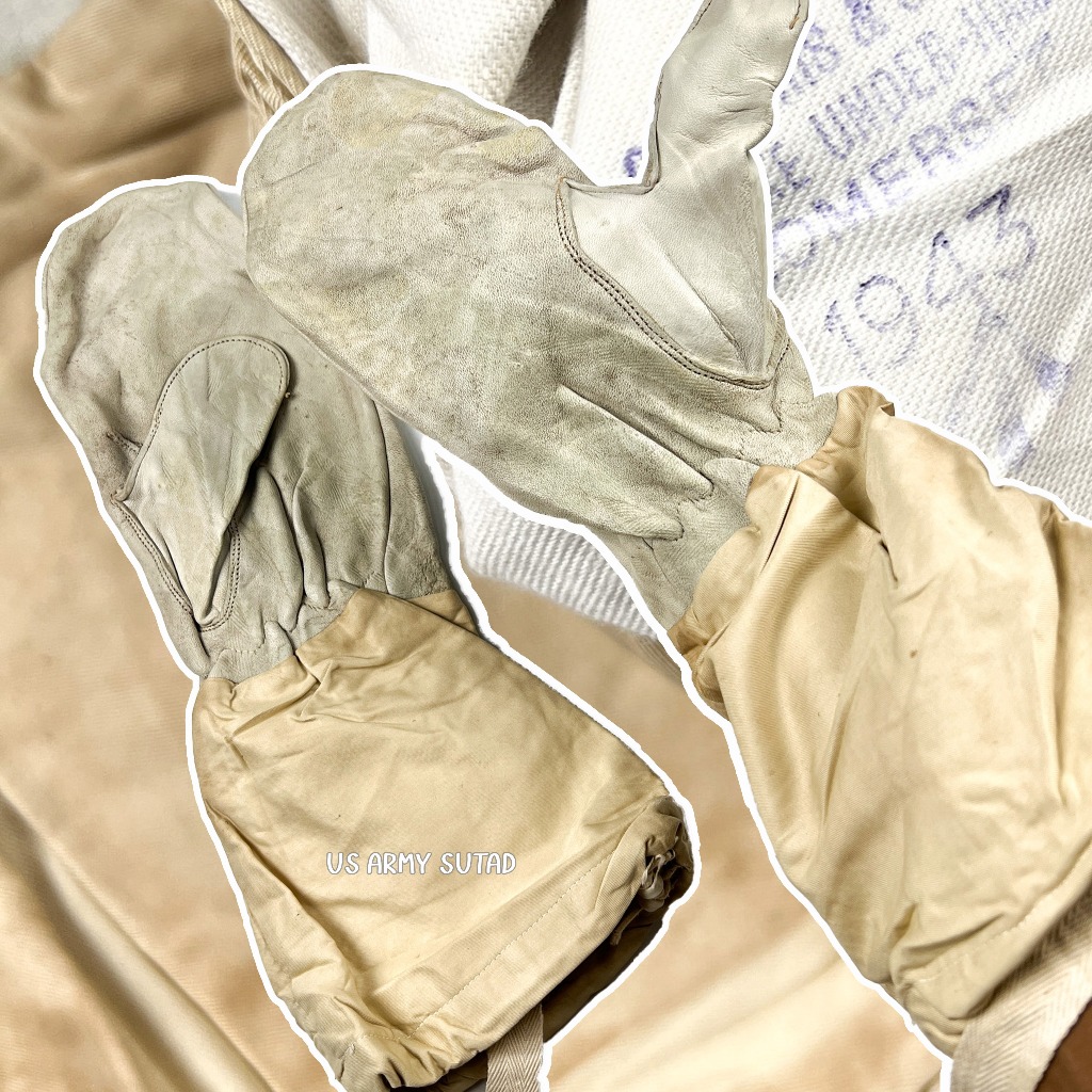 ถุงมือวินเทจ ถุงมือทริกเกอร์ 1942s Original WW2 Pattern British Army ...
