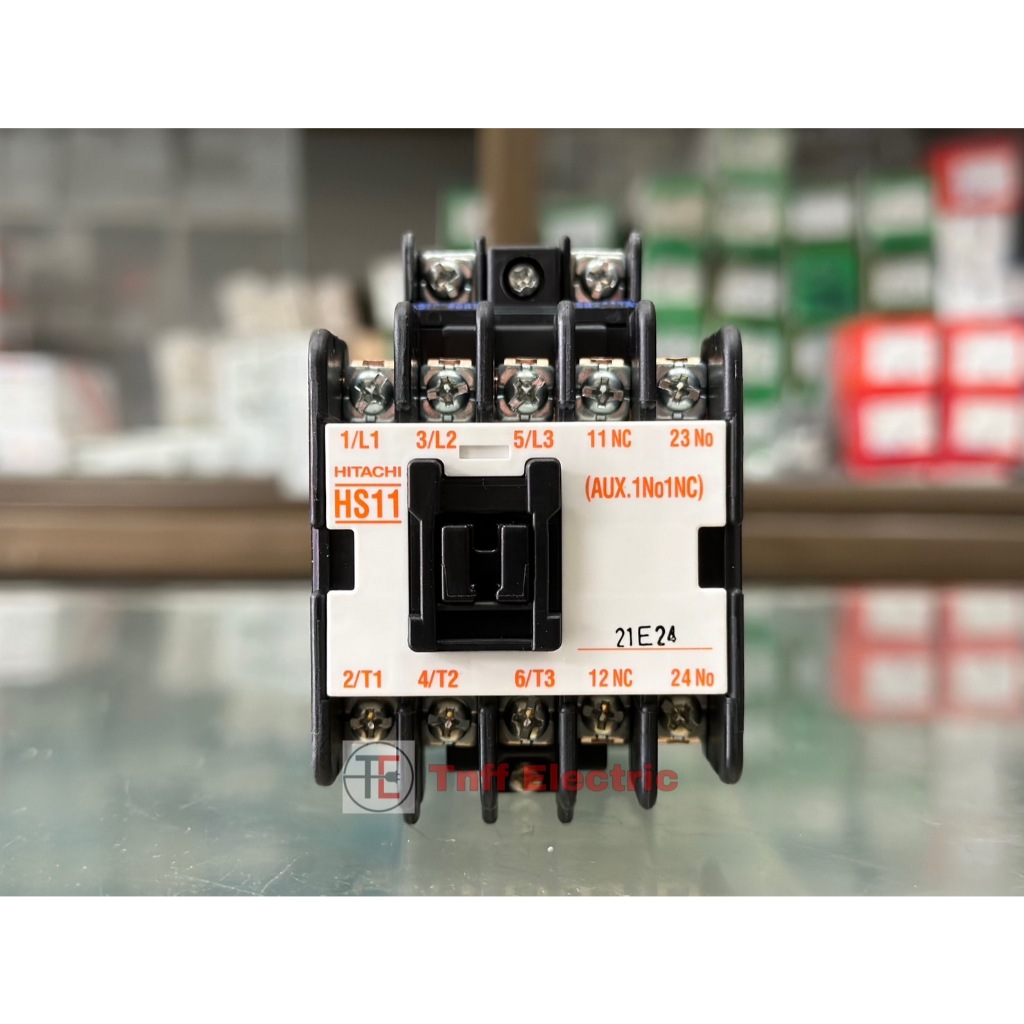 Hitachi HS11 (คอยล์ 220V, 380V) แมกเนติก คอนแทคเตอร์ (1NO + 1NC ...