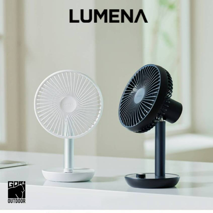 Lumena Fan Stand 3Z Wireless Tabletop Fan พัดลมตั้งโต๊ะ | Shopee Thailand
