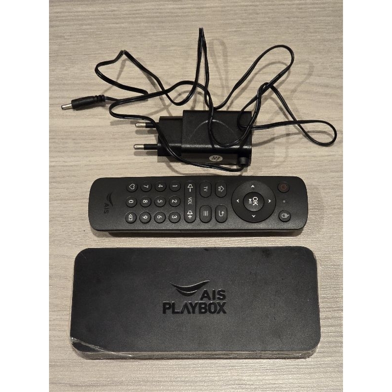 กล่อง Ais Playbox V2 เปิดติด พร้อมรีโมท และสายชาร์จ | Shopee Thailand