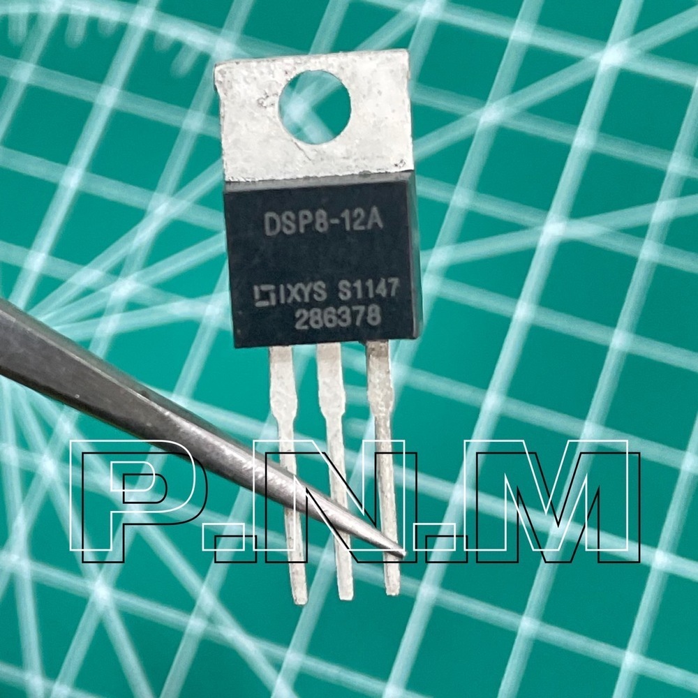 DSP8-12A TO-220 3 ขา อุลตร้าฟาส หัวตาม 8A 1200V ราคาต่อหนึ่งตัว ...