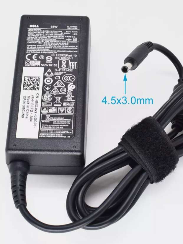 Adapter Dell 65 watt ของแท้ มือสอง สำหรับ Mini pc รุ่น 3020 9020 3040 ...