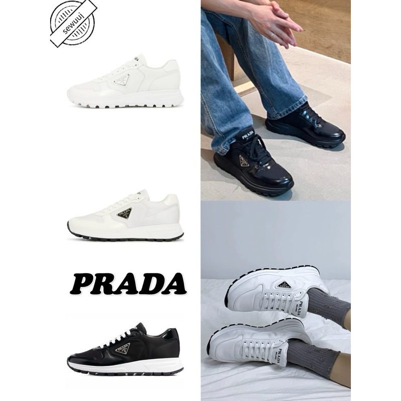 รองเท้ากีฬาและลำลองแบบไนลอน PRADA Prax 01 แท้ | Shopee Thailand