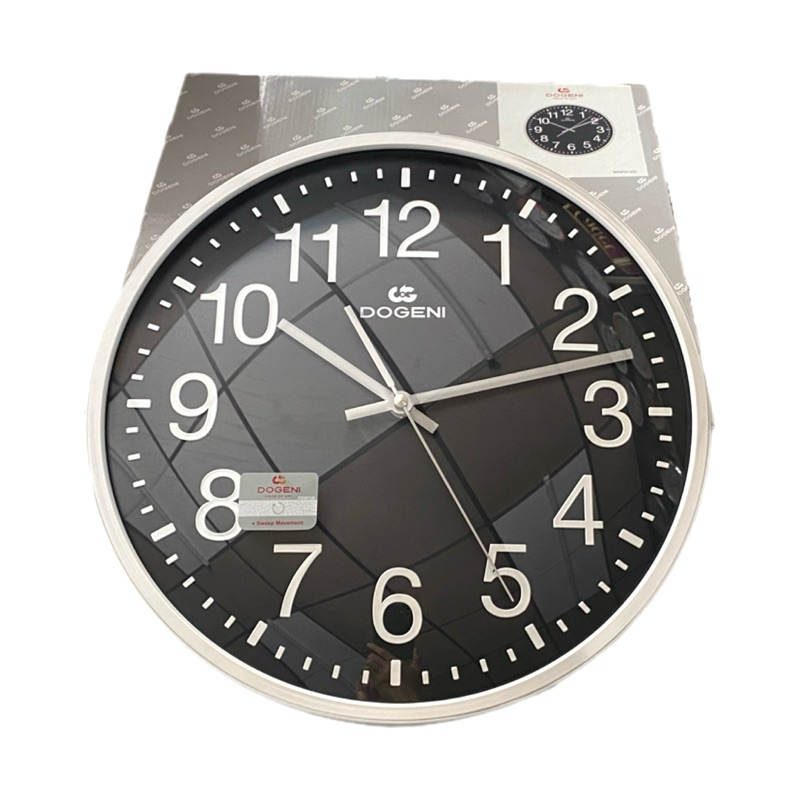 นาฬิกาแขวน DOGENI รุ่น WNP016SL สีเงิน กระจกโค้ง ขนาด 33 ซม. | Shopee Thailand