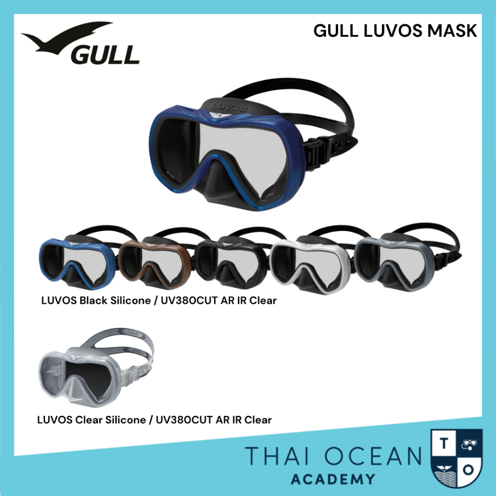 หน้ากากดำน้ำ Gull Luvos Mask UV380 Cut | Shopee Thailand