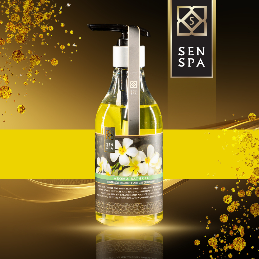 เจลอาบน้ำอโรม่าสปา กลิ่นรัญจวนดอกลีลาวดี Sen Spa : Aroma bath gel ...