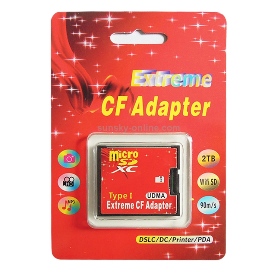 ส่งจากไทย CF Adapter SD Card to CF Card / Micro SD เป็น CF Compact Flash (มีแบบให้เลือก ...