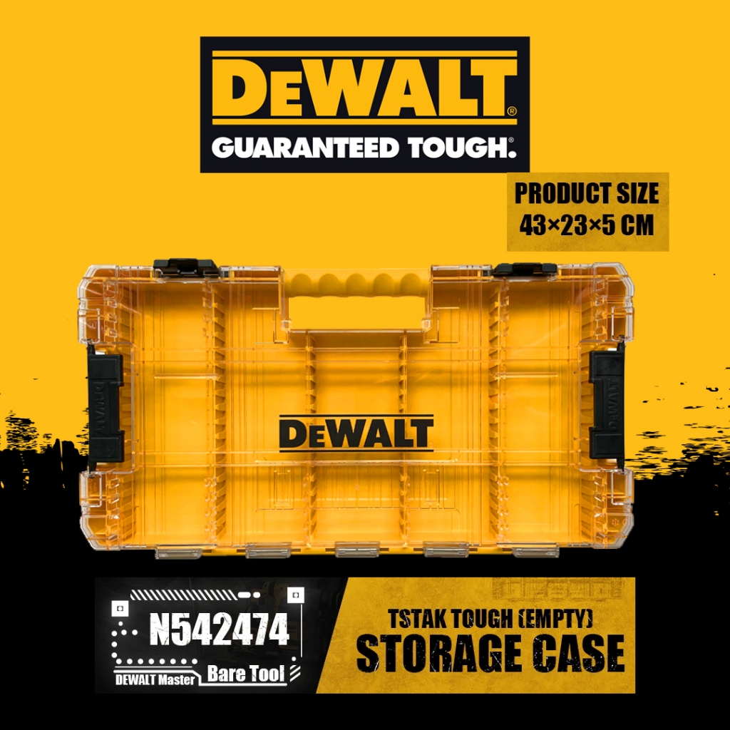 DEWALT Stackable Combination Drill Head Large Tough Case กล่องเสริมใส่ ...