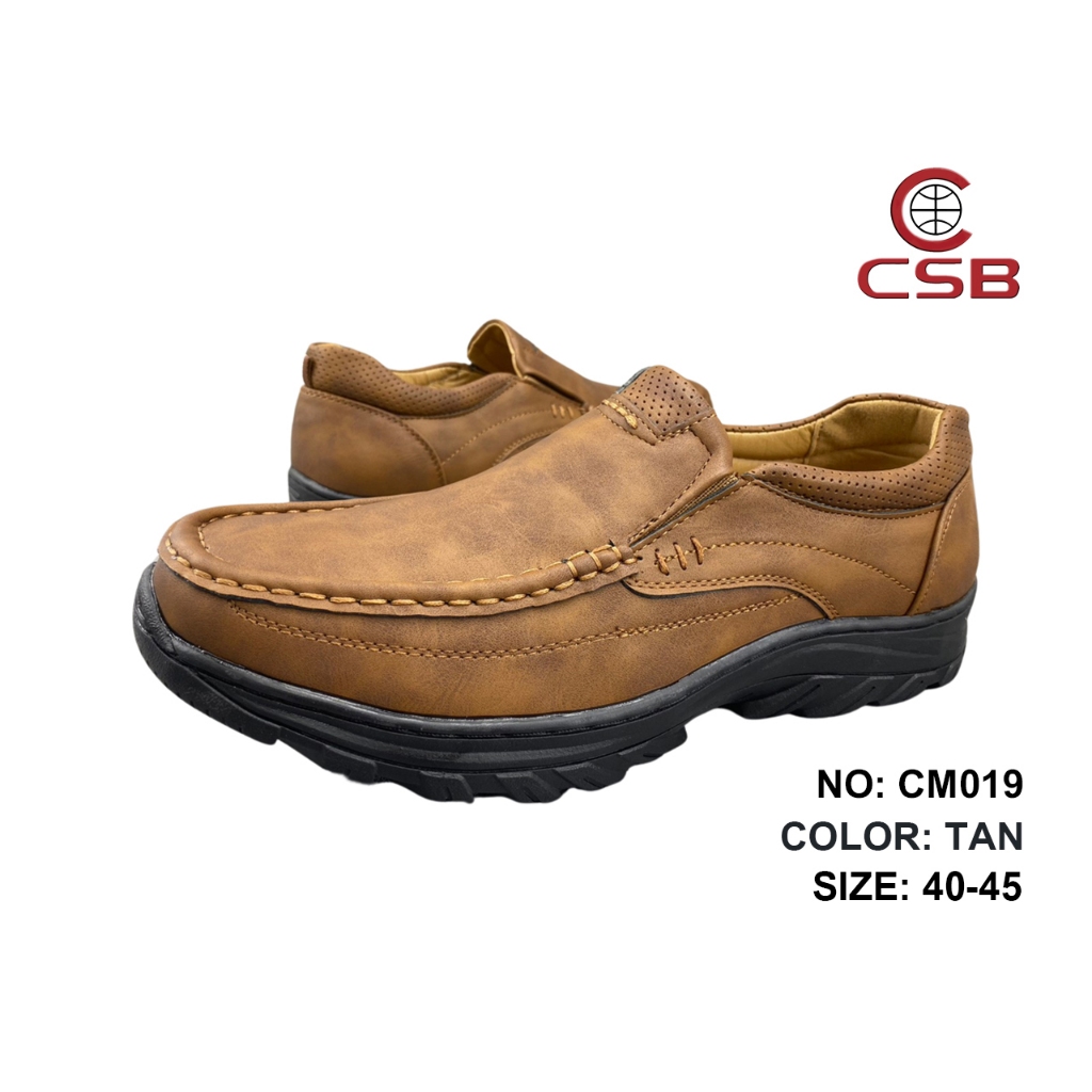 CSB รองเท้าลำลอง CM019 เย็บหน้ารองเท้าเป็นการตกแต่ง พื้นเย็บเพิ่มความทนทาน | Shopee Thailand