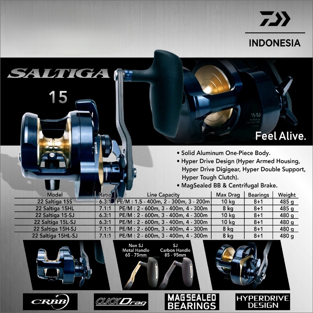 DAIWA SALTIGA SJ ปี2022 | Shopee Thailand