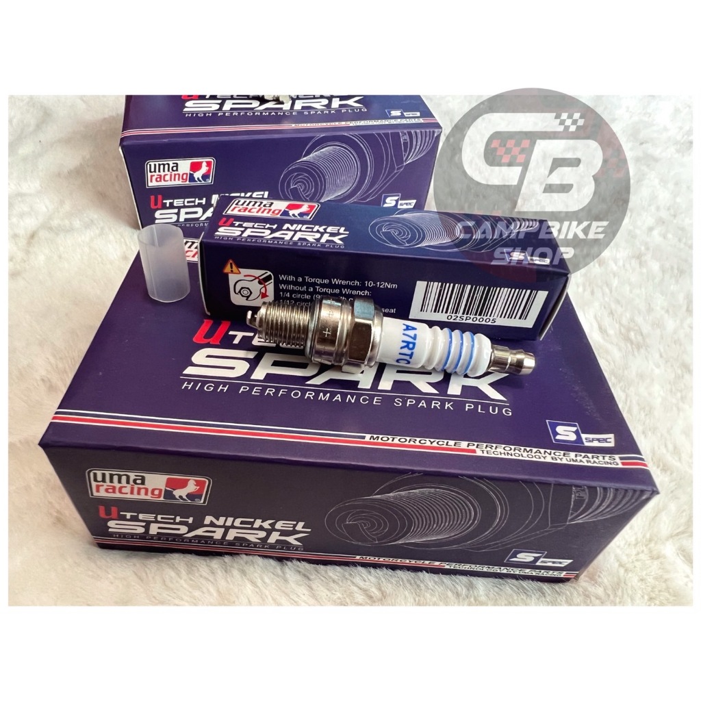 หัวเทียนUma Racing เกลียวยาวB8RTC/เกลียวสั้นA7RTC | Shopee Thailand