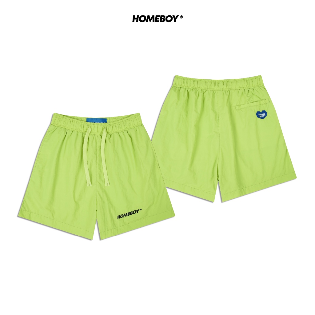 HOMEBOY กางเกงขาสั้น HB.JOGGING.SHORT - NEON.GREEN | Shopee Thailand
