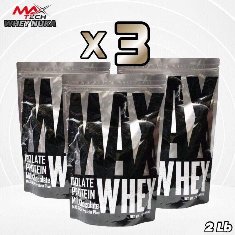 Maxtech Whey Protein Isolate เวย์โปรตีน รสช้อคโกแลต 2Lbs และ 5Lbs ...