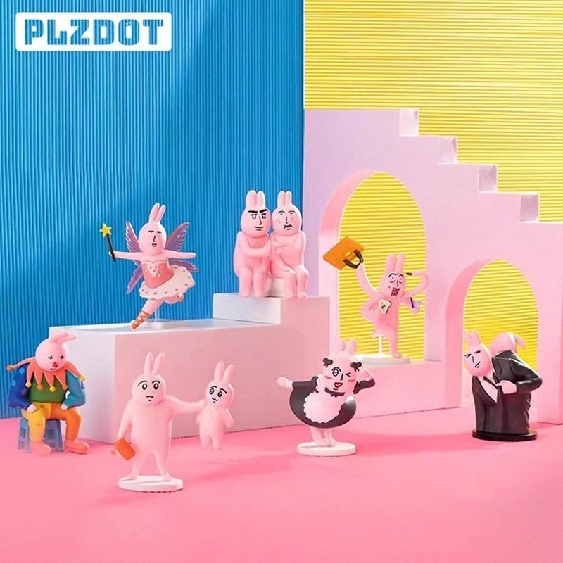 พร้อมส่ง ของเเท้ Plzdot x My Friend Rabbit (เชคการ์ด) | Shopee Thailand