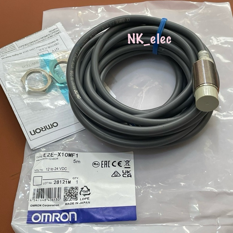 E2E-X10MF1 Proximity Sensor หัว M18 PNP NO ไฟ 12-24VDC 3สาย มีสินค้า ...