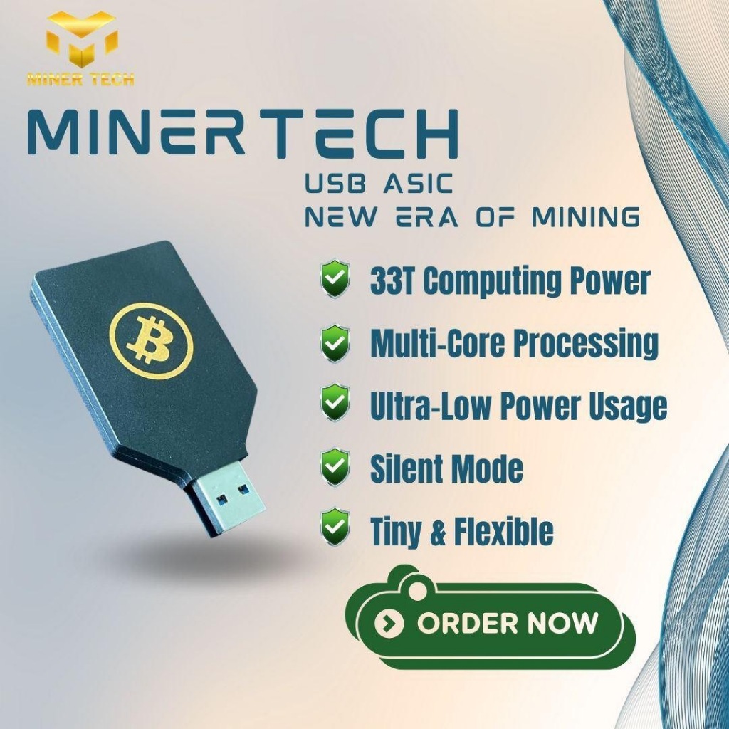เครื่องขุดบิทคอยน์ Miner tech USB ASIC ยุคใหม่ล่าสุด | Shopee Thailand