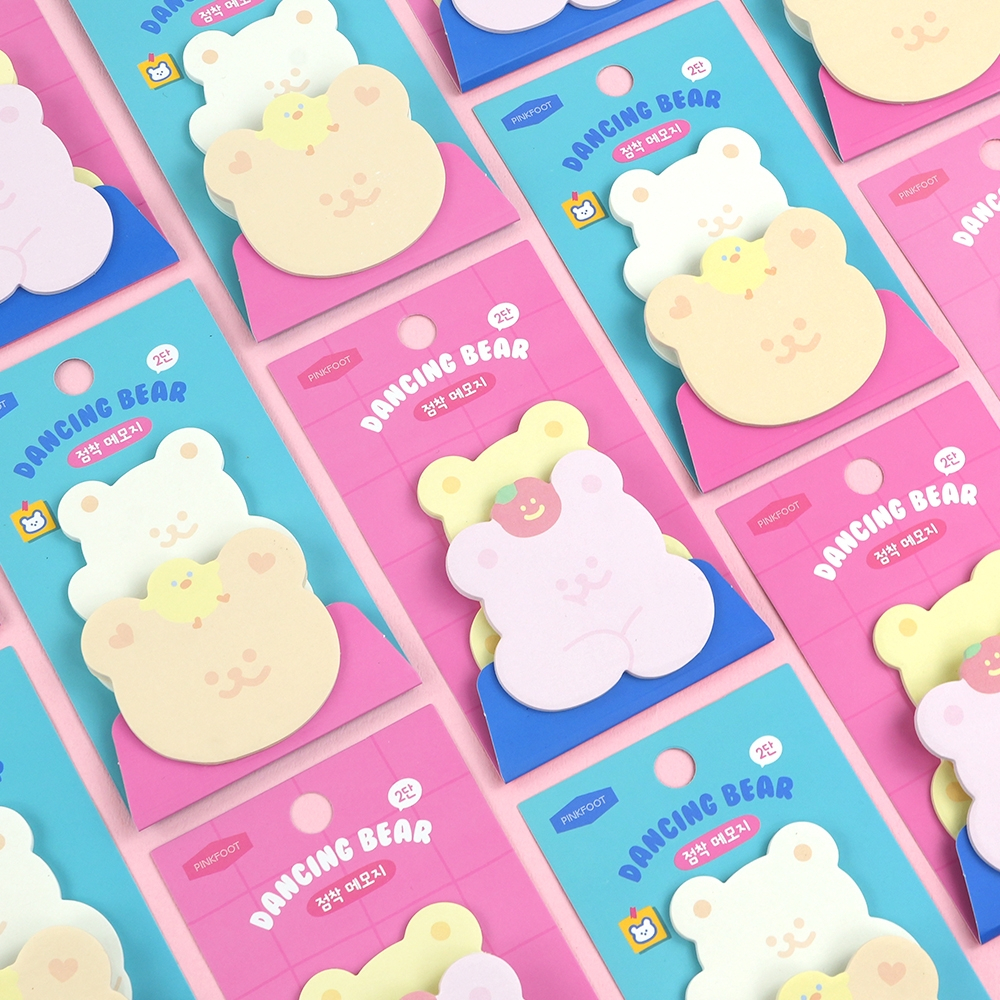Dancing Bear Sticky Note กระดาษโน้ตมีกาว | Shopee Thailand