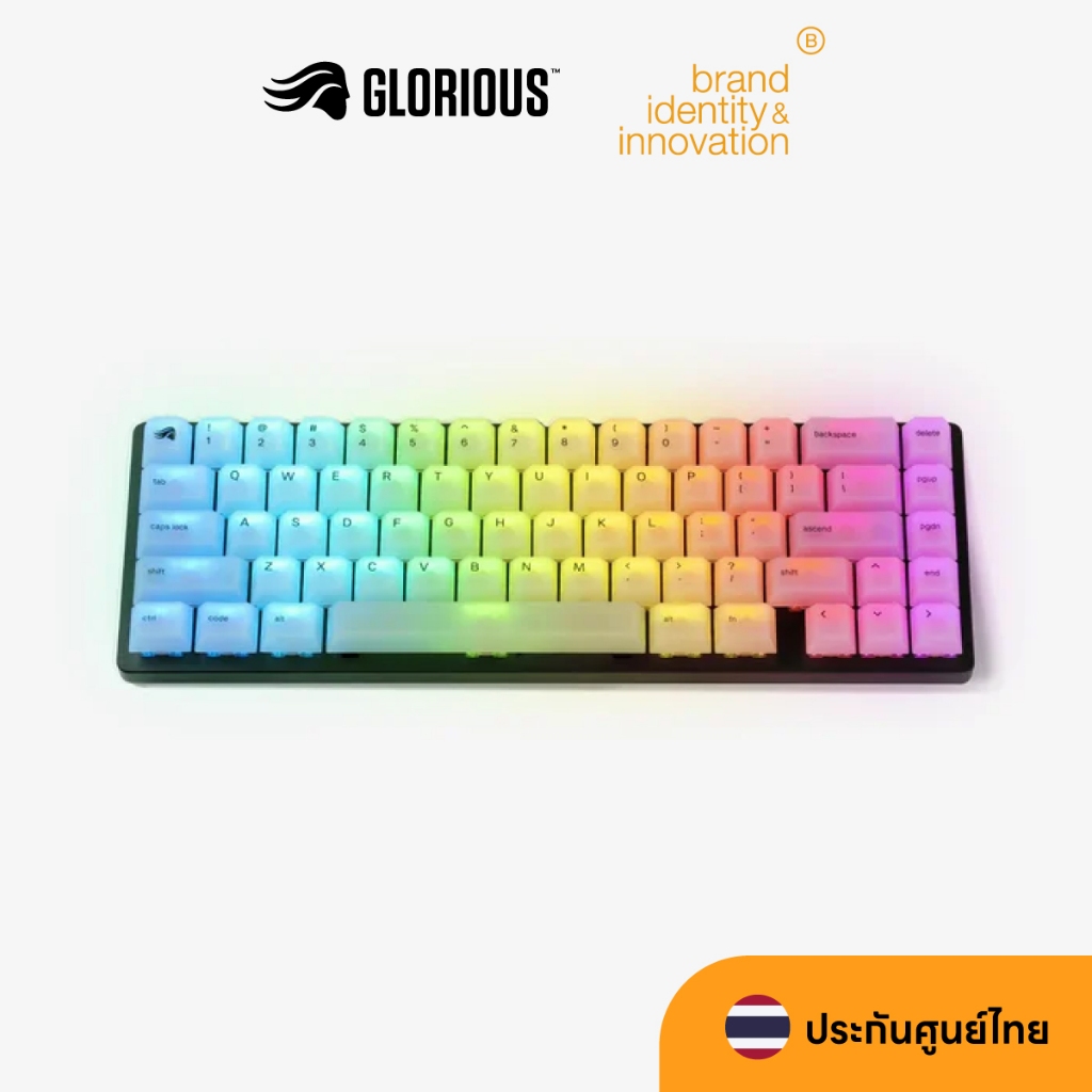 Glorious Polychroma RGB Keycaps 115 Cherry-profile | Shopee Thailand