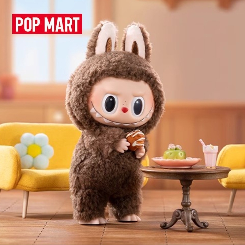 【แท้100% 】Popmart ของแท้ ฟิกเกอร์ Labubu Heart Macaron Series toffee ...