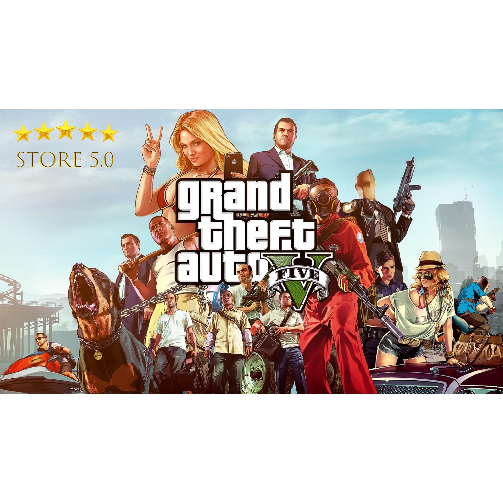 GTA V GRAND THEFT AUTO V Offline Key Card | Shopee Thailand
