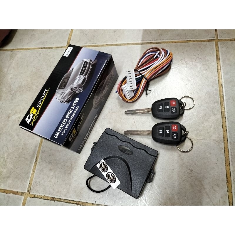 ชุดรีโมทเปิดปิดประตูเซ็นทรัลล็อค toyota รถตู้ vios yaris altis ดอกกุญแจ ...