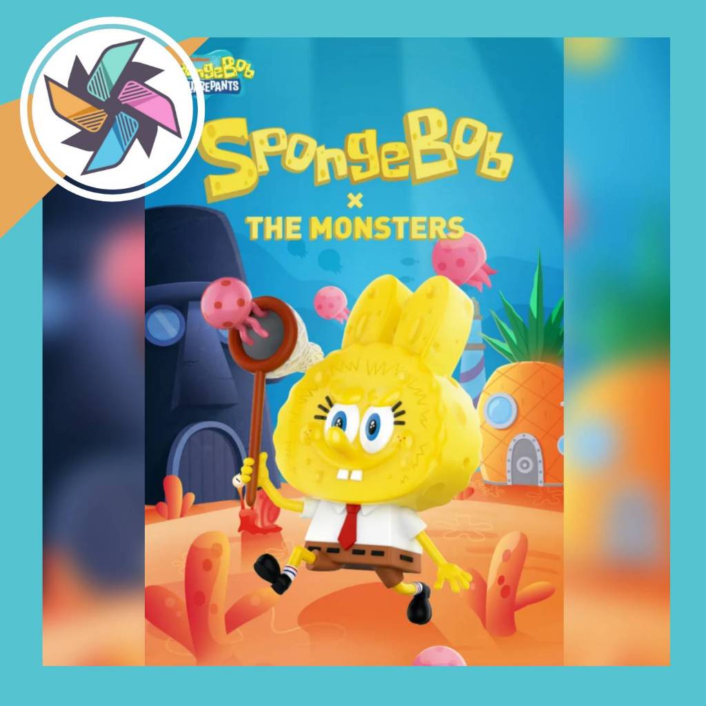 พร้อมส่ง Labubu X SpongeBob โมเดลกลุ่องสุ่มยก Box | Shopee Thailand