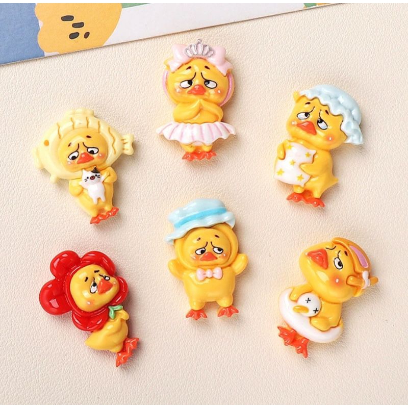 เรซิ่น Set น้องเป็ด upset Duck เวอร์ชั่น 2 จำนวน 6 ชิ้น | Shopee Thailand