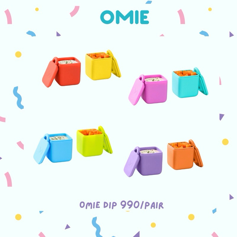 Omie Dip ถ้วยดิป ใส่ซอส แบ่งช่อง สำหรับOmie Box Food Grade | Shopee ...