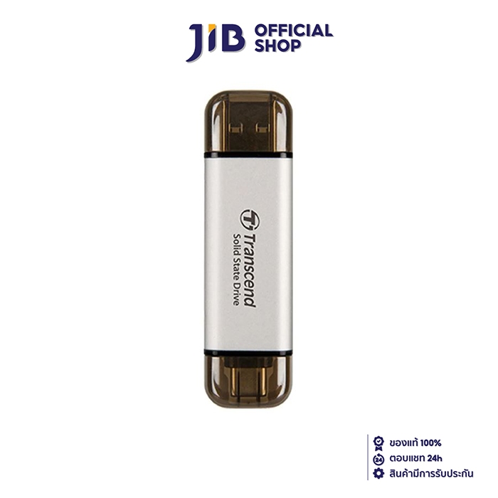 1 TB GB PORTABLE SSD (เอสเอสดีพกพา) TRANSCEND ESD310 USB TYPE-C/A ...