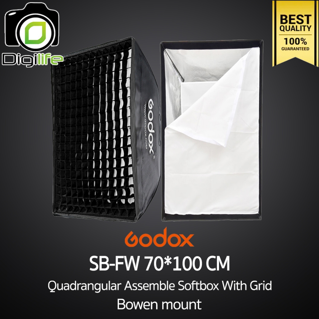 Godox Softbox SB-FW 70*100 cm. Quad Assemble Softbox With Grid ( Bowen ...