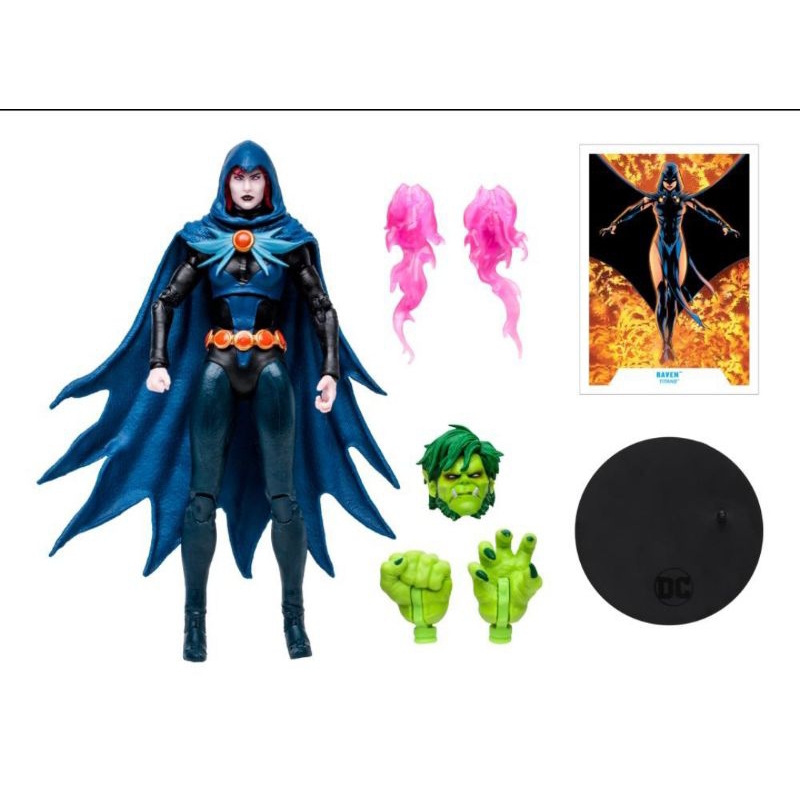 Titans DC Multiverse Raven Action Figure (Collect to Build: Beast Boy ...