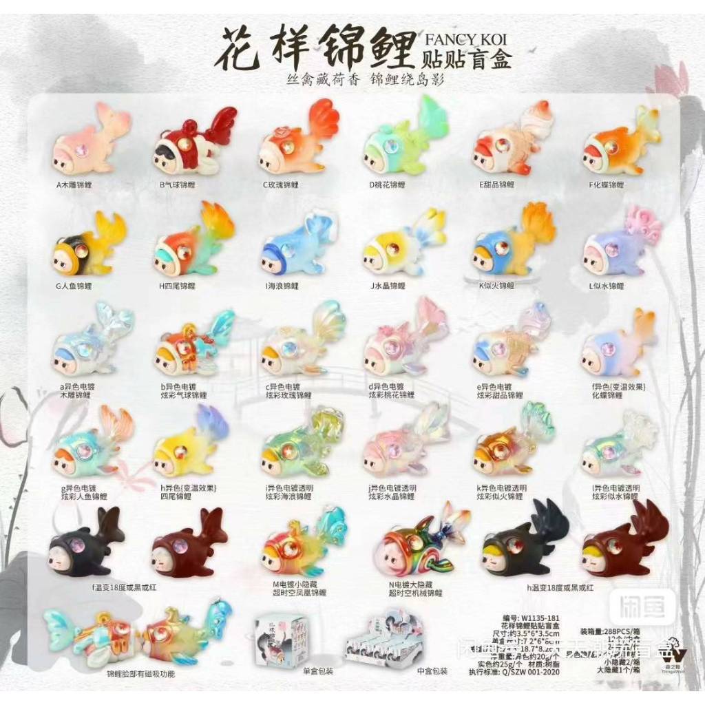 พร้อมส่งBlind box! กล่องสุ่ม ปลาทอง Thingswoo ของแท้ | Shopee Thailand