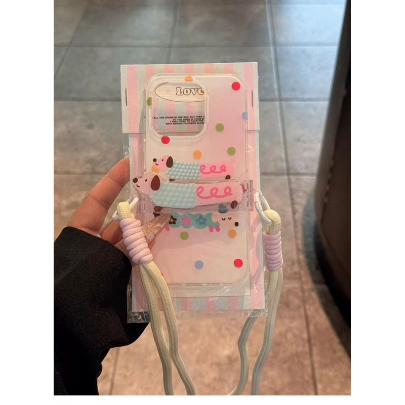 (มี15)พร้อมส่งในไทย😻S1358 เคสสะพายหมา เคสลายน่ารัก เคสสะพาย สำหรับ i11 ...