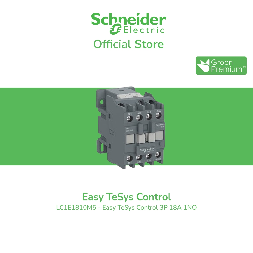 Schneider Electric Contactor,รุ่น EasyPact TVS,3P(3NO),AC-3,
