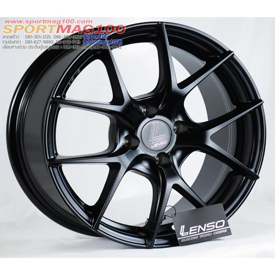 ล้อแม็กซ์ Lenso JAD Jager DYNA สีดำด้าน 7-16นิ้ว 4รู100 ET35 [16878] | Shopee Thailand