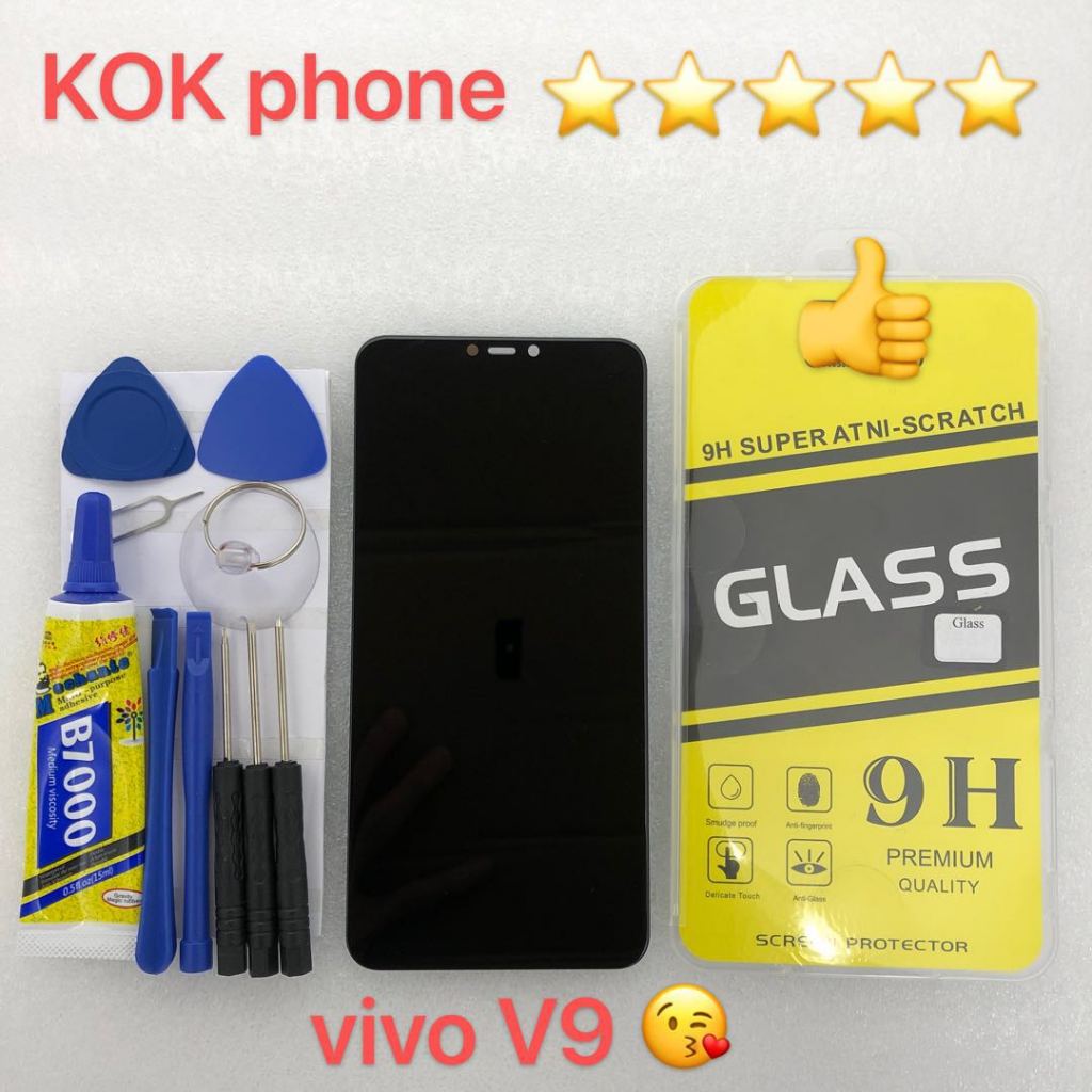 ชุดหน้าจอ Vivo V9/Y85 งานมีประกัน แถมฟิล์มพร้อมชุดไขควง | Shopee Thailand