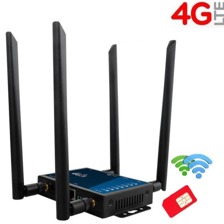 4G Wireless Router 300Mbps SIM CARD Slot Essy Setup Plug & Play No ...