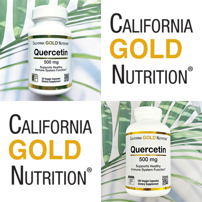 (California Gold Nutrition®) Quercetin 500 mg 30 or 180 Veggie Capsules ...