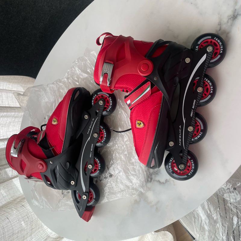 Mesuca รองเท้าโรลเลอร์สเก็ต Ferrari Adjustable Inline Skate 39-43 Red ...