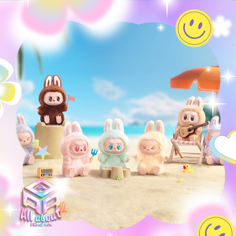 Labubu V.2 POPMART Macaron labubu V2 THE MONSTERS have a seat plush ...