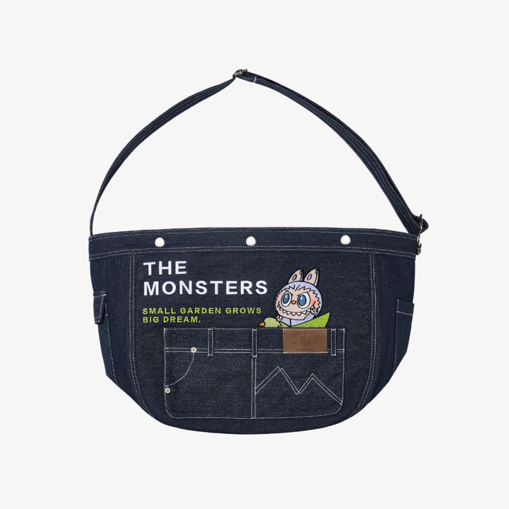 POP MART: THE MONSTERS FALL IN WILD SERIES-Denim Messenger Bag (พร้อม ...