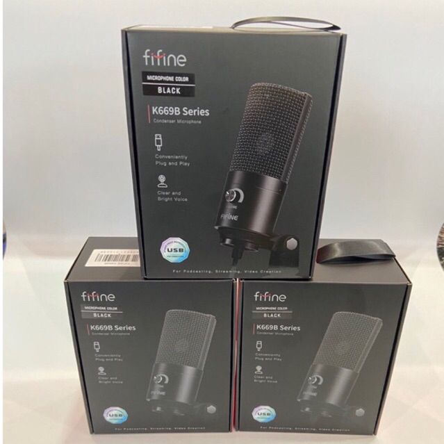 Fifine K669B USB Microphone | Shopee Thailand