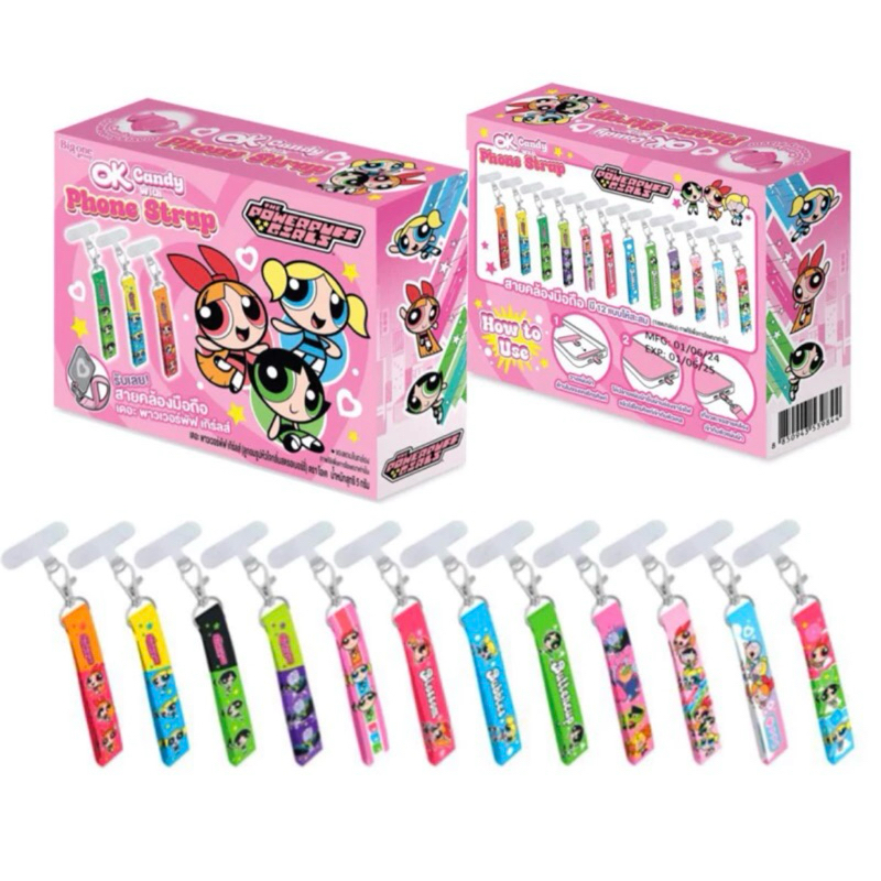 พร้อมส่ง!! สายคล้องมือถือ,griptok the powerpuff girls ของ 7-11 (เลือก ...