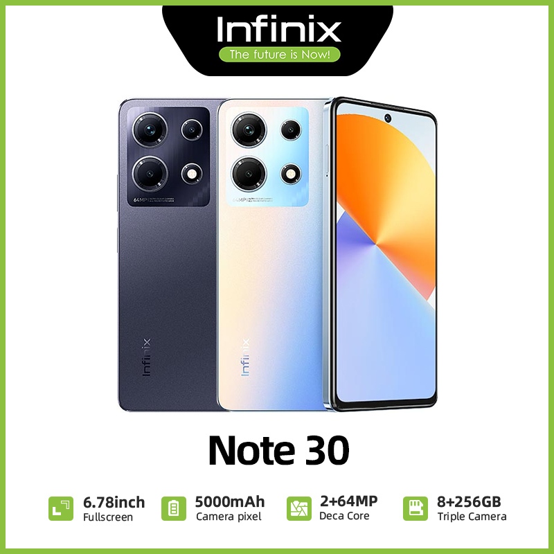 Infinix NOTE 30 phone 4G/5G (8+128/8+256GB) 120Hz FHD+ 6.78” screen ...