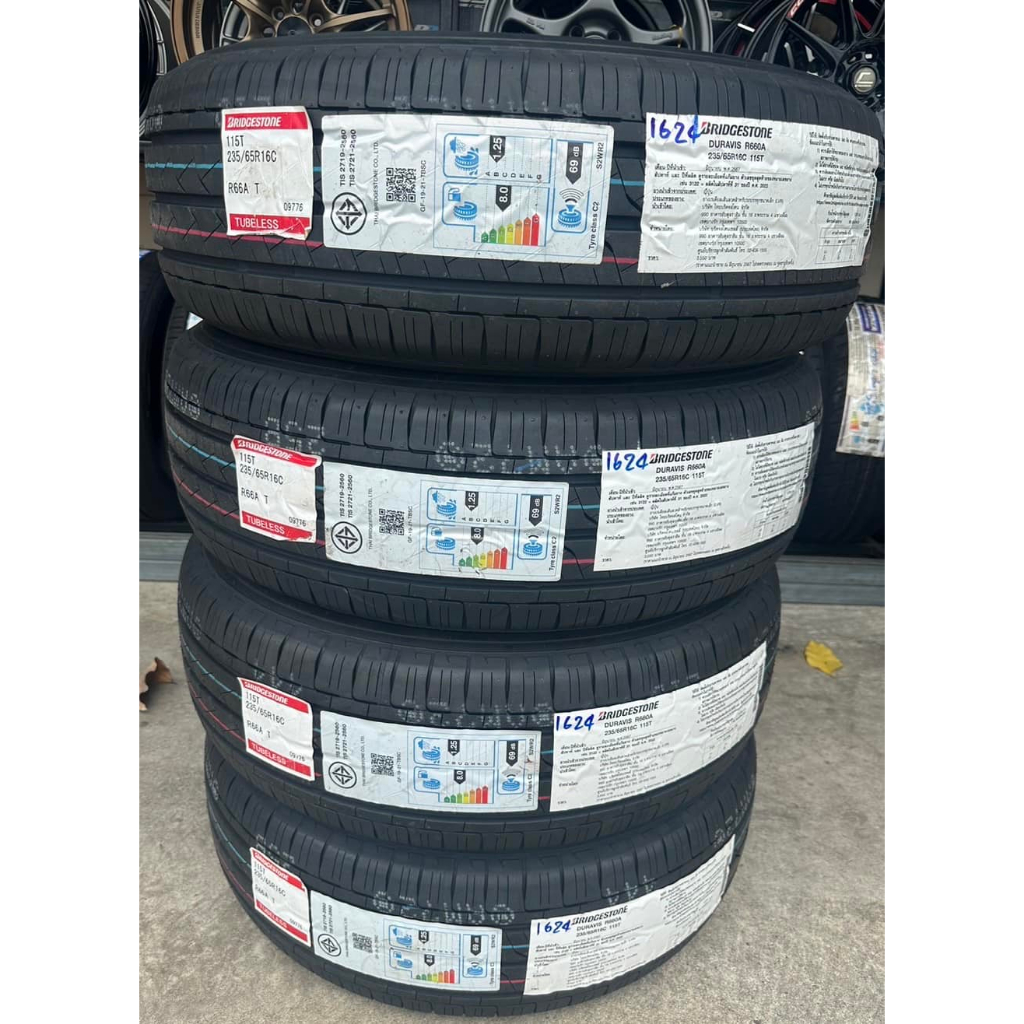 🔴 ยาง "#บริดจสโตน" Bridgestone Duravis R660A 235/65R16 *** ยางใหม่ ปี ...