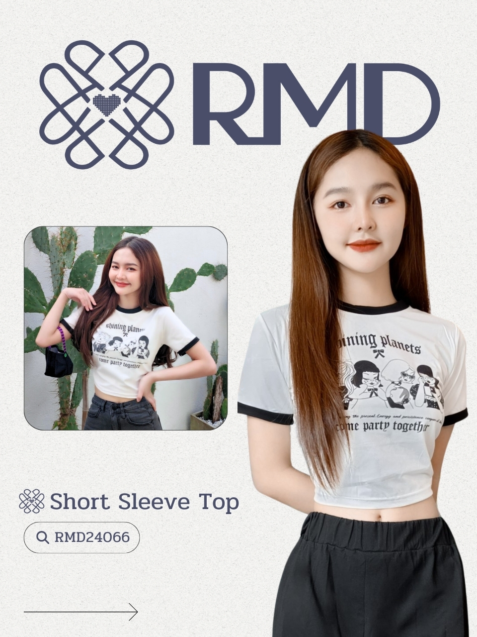 ℝ𝕄𝔻 𝕆𝕟𝕝𝕚𝕟𝕖 𝕊𝕥𝕠𝕣𝕖™ เสื้อยืดกุ้นขอบดำ สกรีนลาย shinning planets ทรงครอป | Shopee Thailand