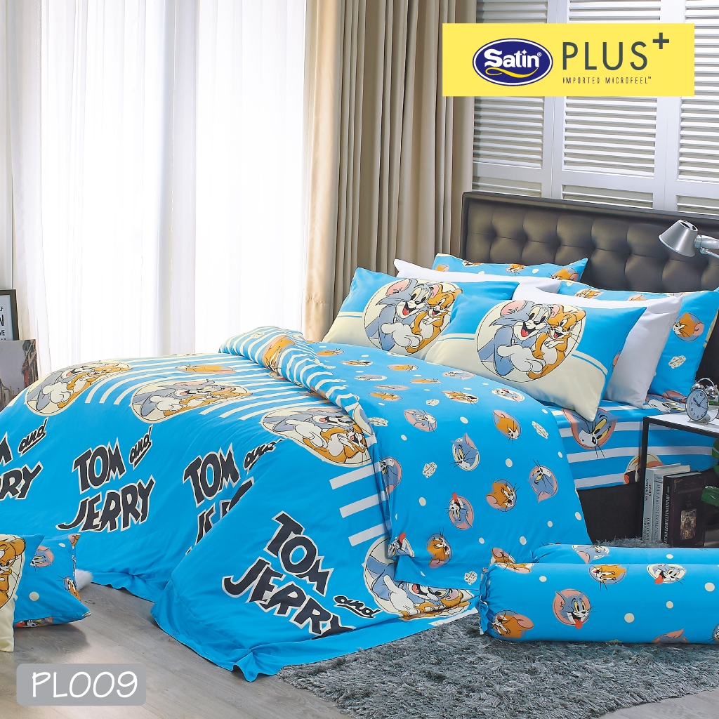 [SHOCK PRICE 70%] [ซื้อ 1แถม1] Satin Plus ชุดผ้าปูที่นอน 6 ฟุต 5 ชิ้น ...