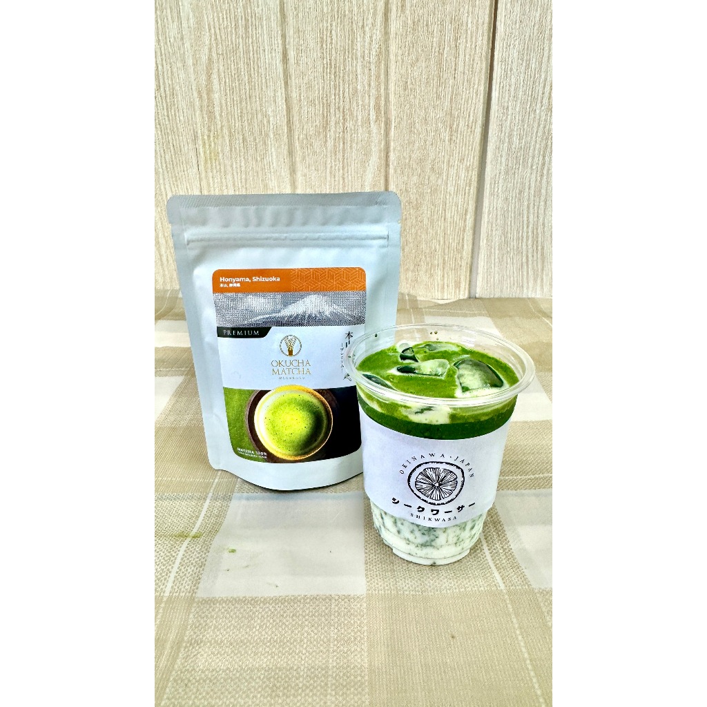 Matcha มัทฉะชาเขียว เกรดพรีเมี่ยม นำเข้าญี่ปุ่น 5 เมือง แบรนด์ Okucha ...