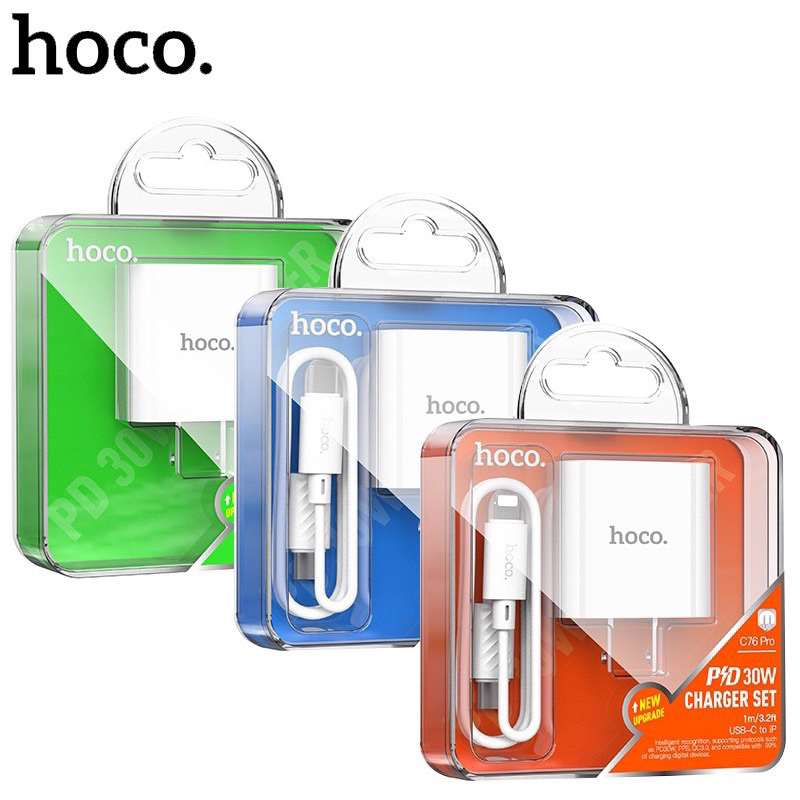 Hoco C76Pro Charger For Type-C /L หัวชาร์จเร็ว Type-C PD 30W หัวPD ...