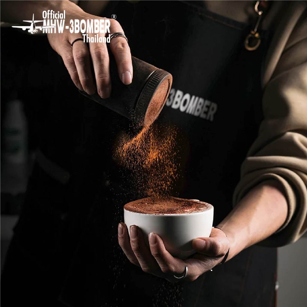 MHW-3BOMBER PP Sprinkle Powder กระปุกโรยผงโกโก้/กาแฟ ขนาด 250 ml ...